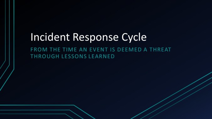 Incident Response Lifecycle: Six Stages from Indicators to Lessons ...